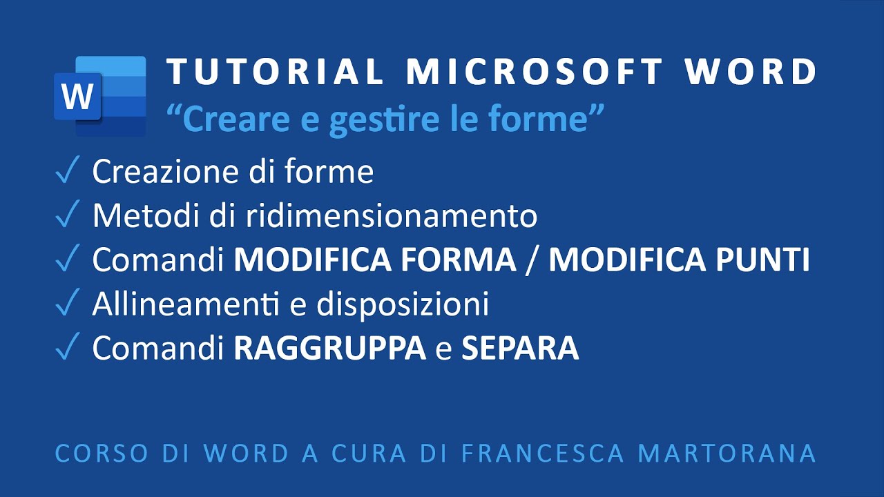 WORD | Office 365 - Tutorial 10: Forme in Word - YouTube