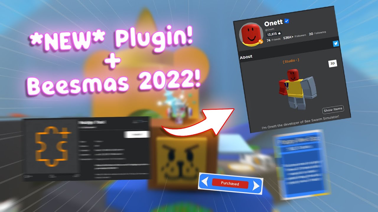 *NEW* GUI PLUGIN (Beesmas 2022 Leaks) | Bee Swarm Simulator - YouTube