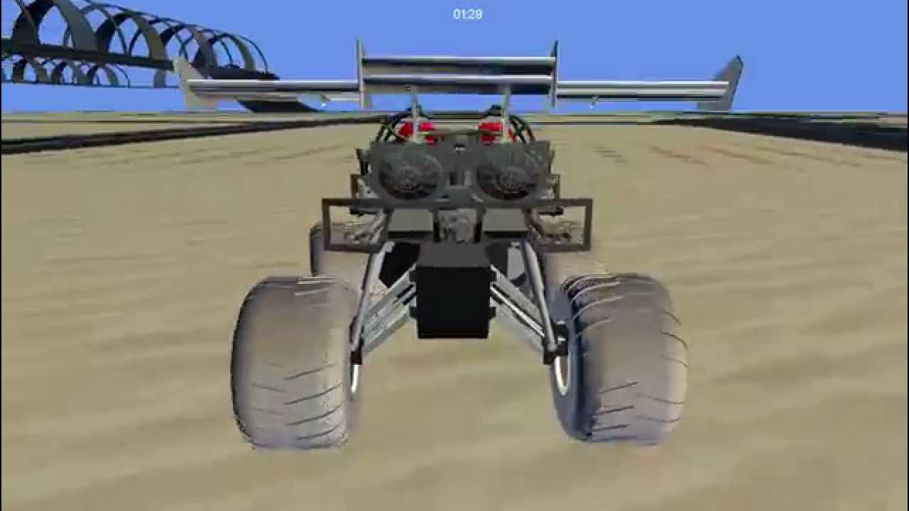 Cyclone Game Engine: XNA Vehicle Physics Test 3 - YouTube