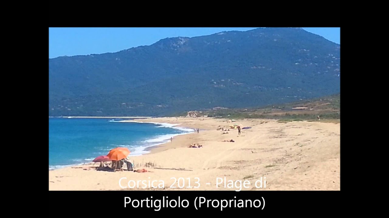 Corsica 2013 Plage di Portigliolo (Propriano) - YouTube