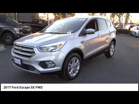 2017 Ford Escape ORANGE TUSTIN PLACENTIA FULLERTON ORANGE COUNTY A91735 ...