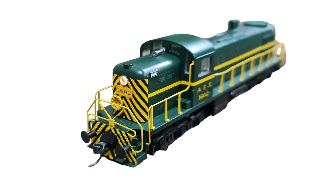 ALCO / GE RSC-3 en H0 #1602 de AFE con sonido Loksound - YouTube