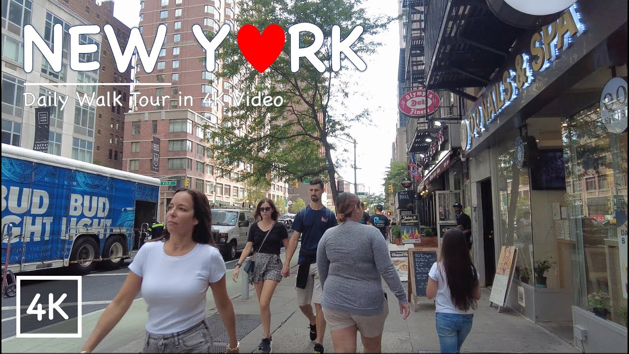 [Daily] New York City, Midtown Manhattan Summer City Walk Tour, 6th ...