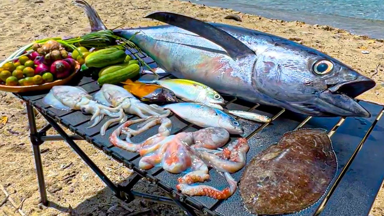 Whole Blue Fin Tuna & Tampal Puk* - YouTube