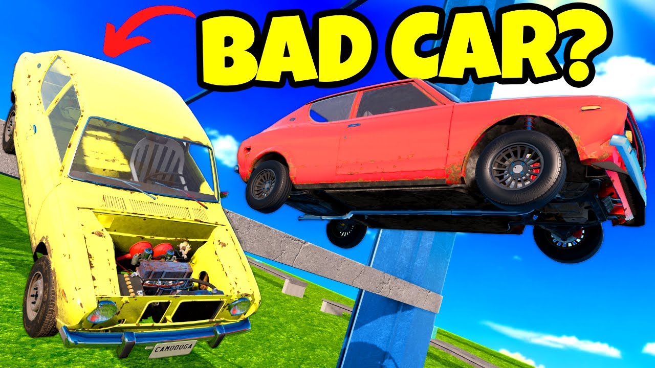 Can BROKEN OLD CARS Clear Massive BROKEN BRIDGE Jumps in BeamNG Drive ...