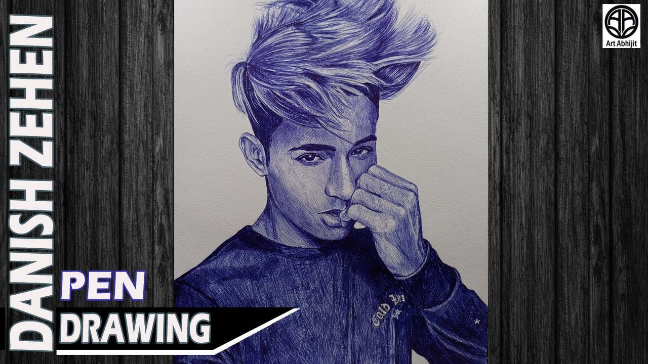 Tribute to Danish Zehen || Draw Danish Zehen || Danish Zehen Pen ...
