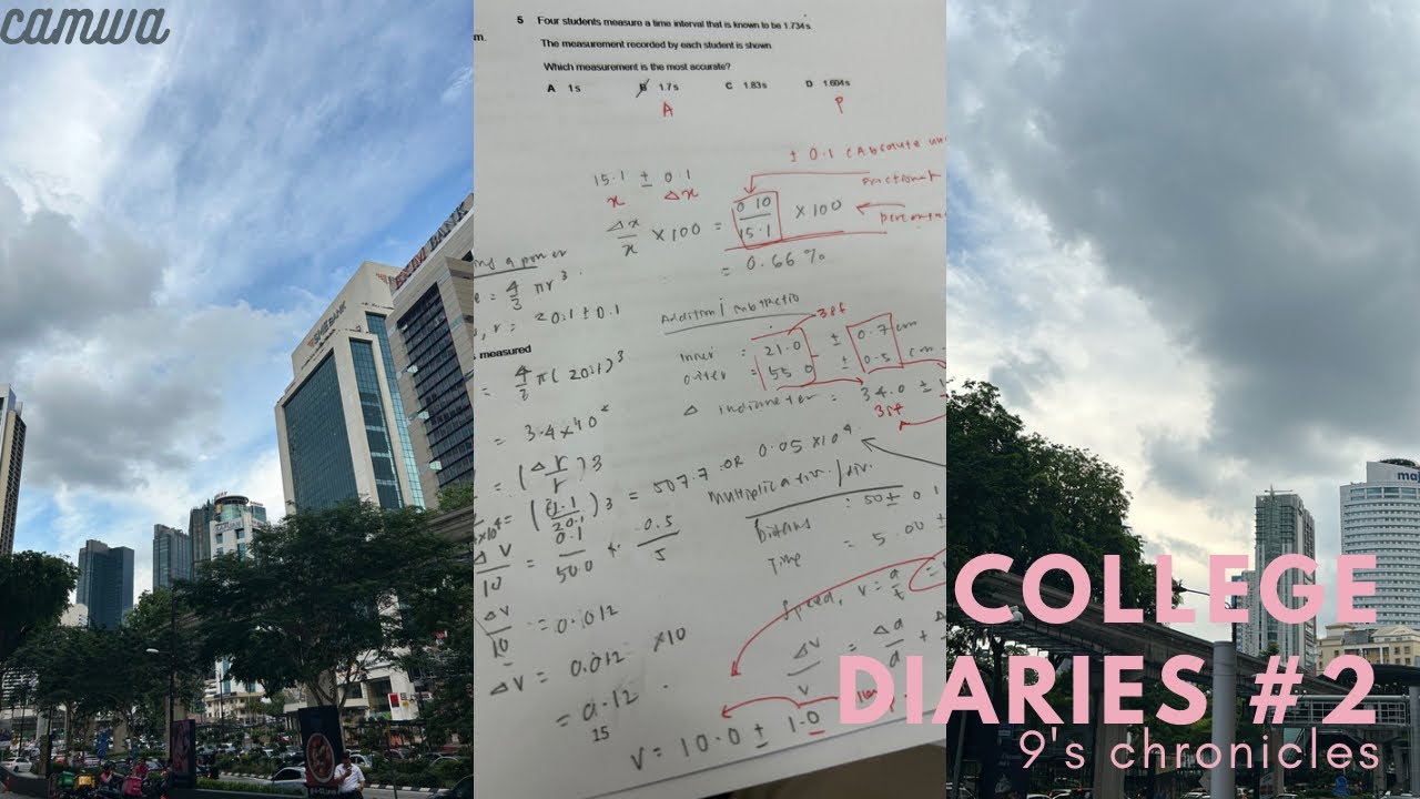 college diaries #2 📓 | physics, barbie, funtime with friends ...
