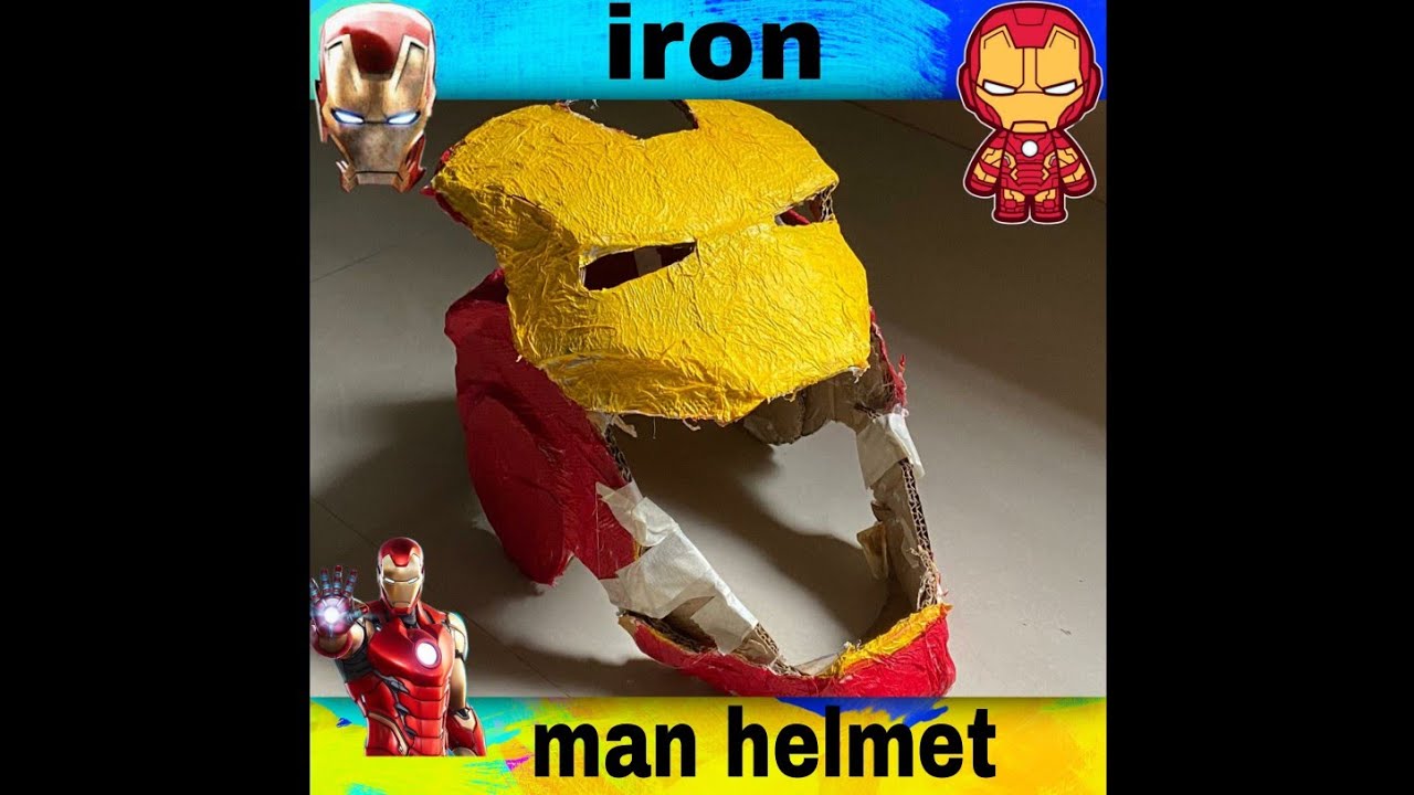 HOW TO MAKE IRON MAN HELMET - YouTube