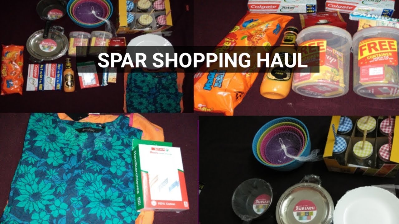 SPAR SHOPPING HAUL || SHOPPING HAUL - YouTube