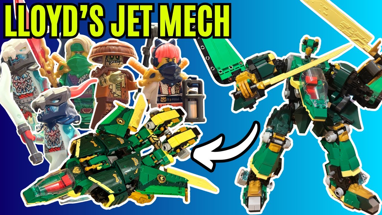 This Set is the BEST - Lloyd's Transforming Jet Mech REVIEW! Ninjago ...