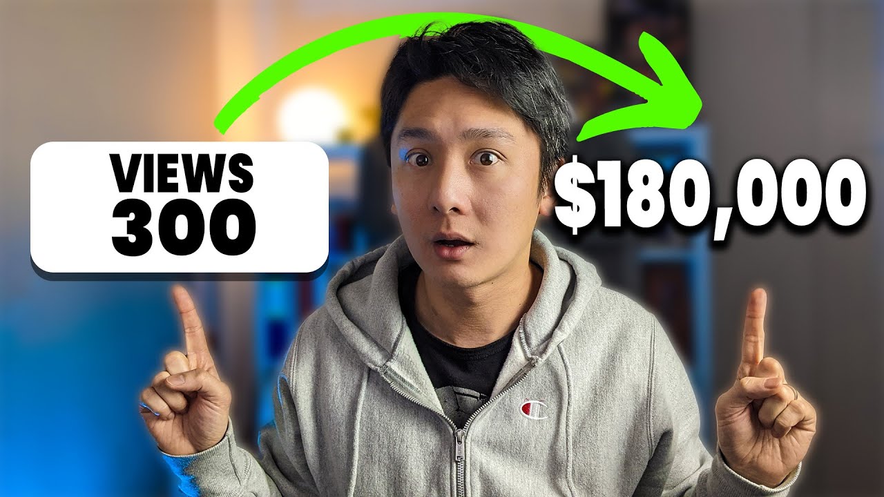 Making $180,000/year on YouTube With Only 300 views/video - YouTube