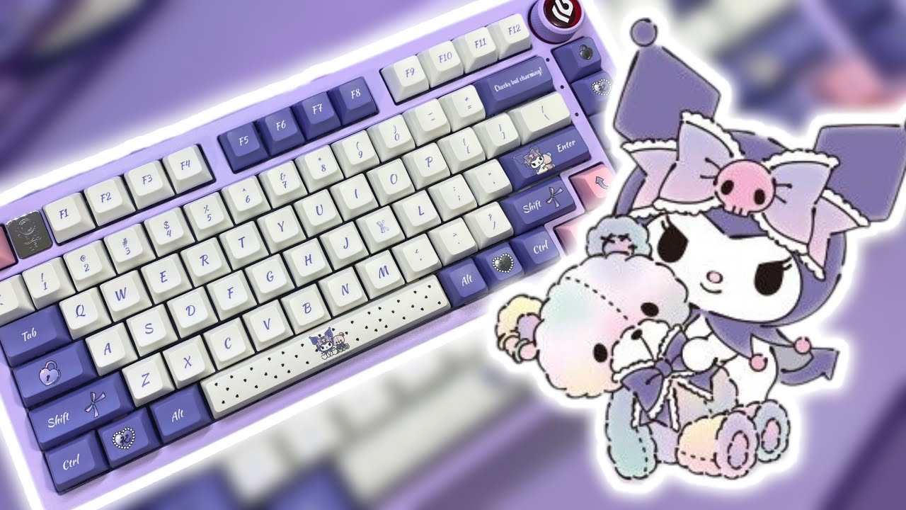 BUILDING A KUROMI THEMED KEYBOARD | @whatgeekfans - YouTube