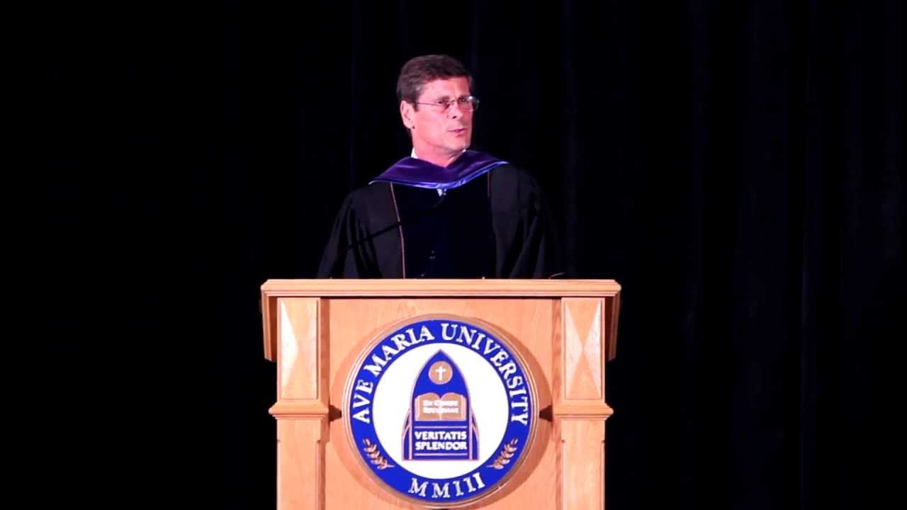 William E. Simon, Jr. receives honorary doctorate degree - YouTube