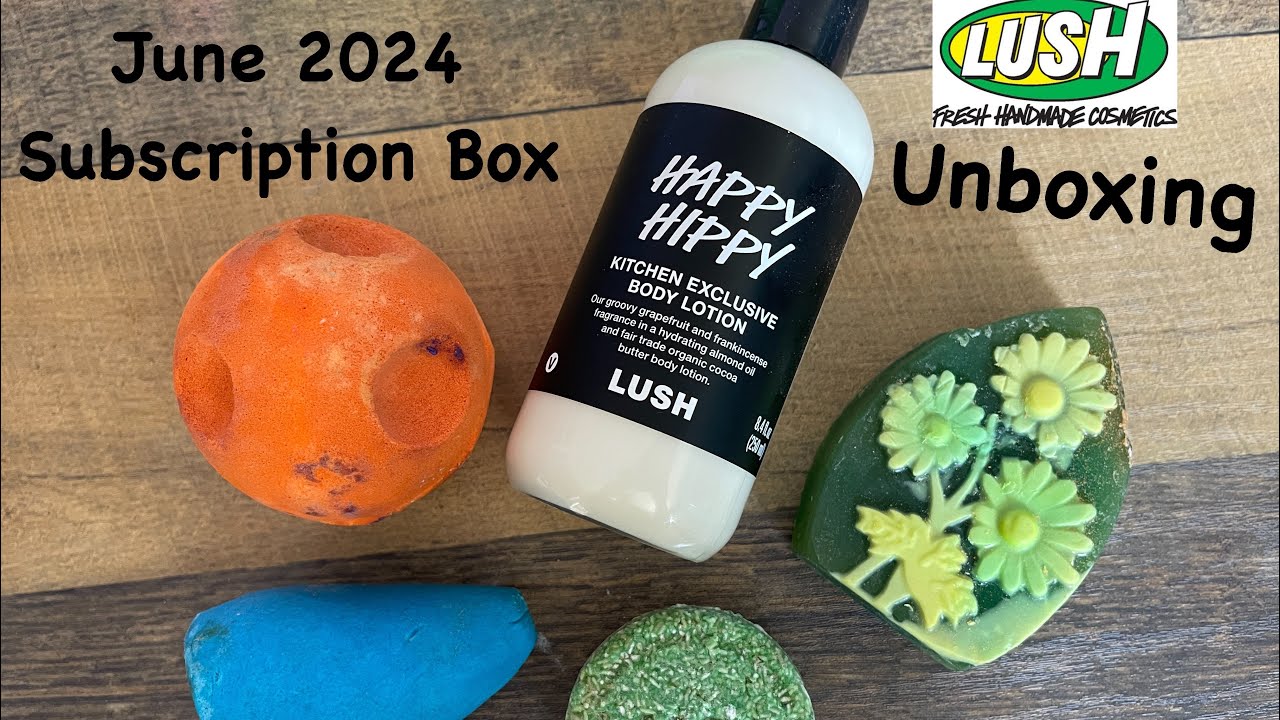 Lush June 2024 Subscription Box Unboxing - YouTube