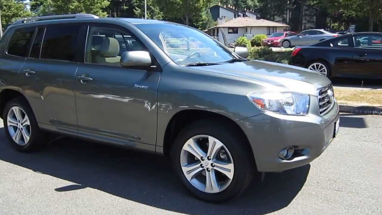 2008 Toyota Highlander, Green - STOCK# 13795A - Walk around - YouTube