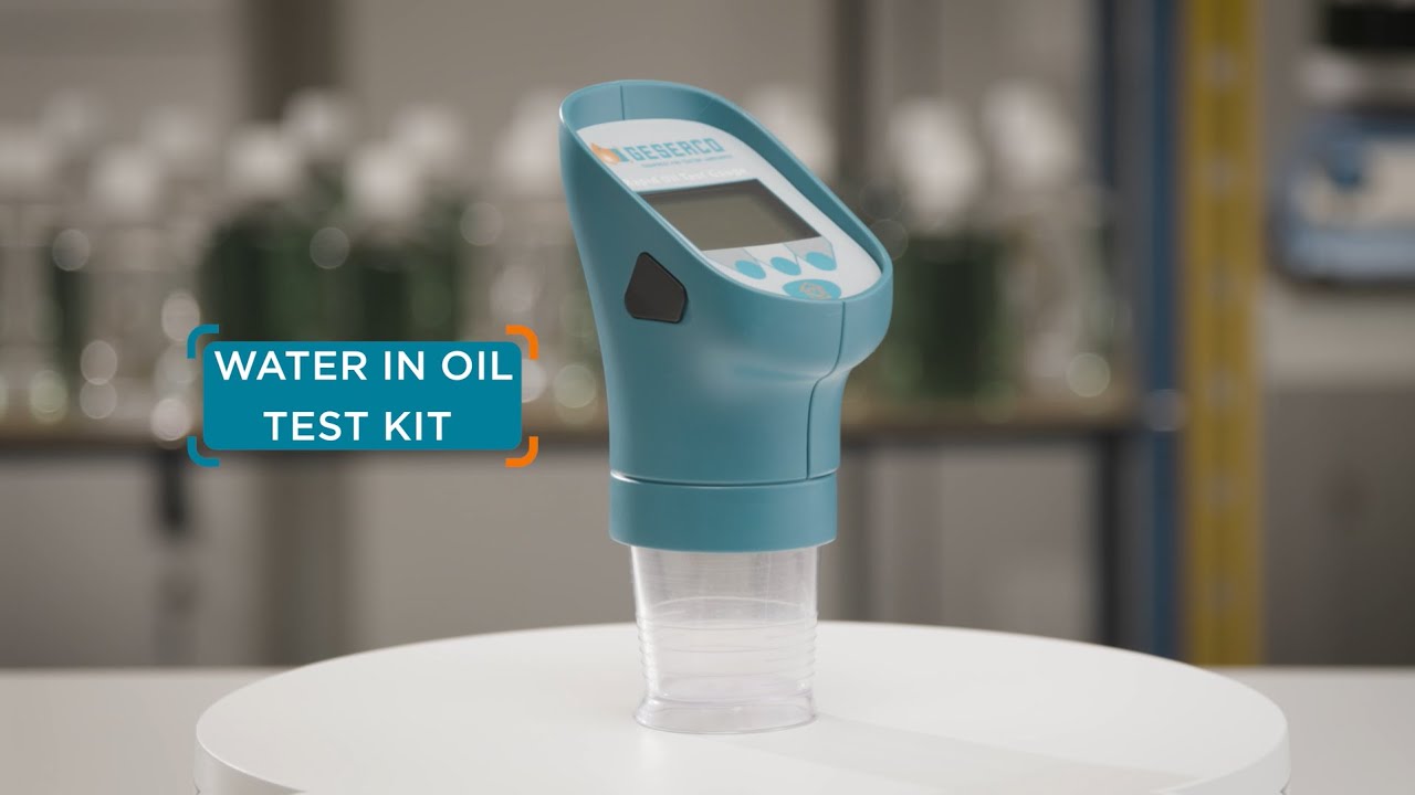 GESERCO WaterTest™ Test Kit – Rapid Water Content Detection in Oils ...