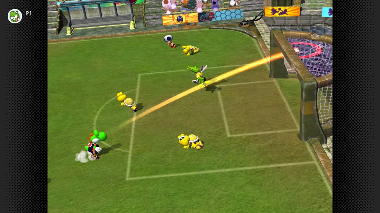 Nintendo Switch Online: Super Mario Strikers Gameplay ⚽ GameCube soccer ...