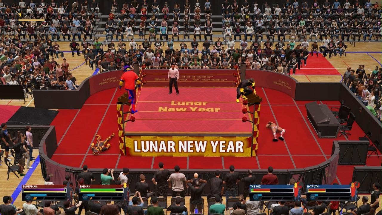 WWE 2K25 The Living Legends vs The Awsome Truth lunar New Year Tag Team ...