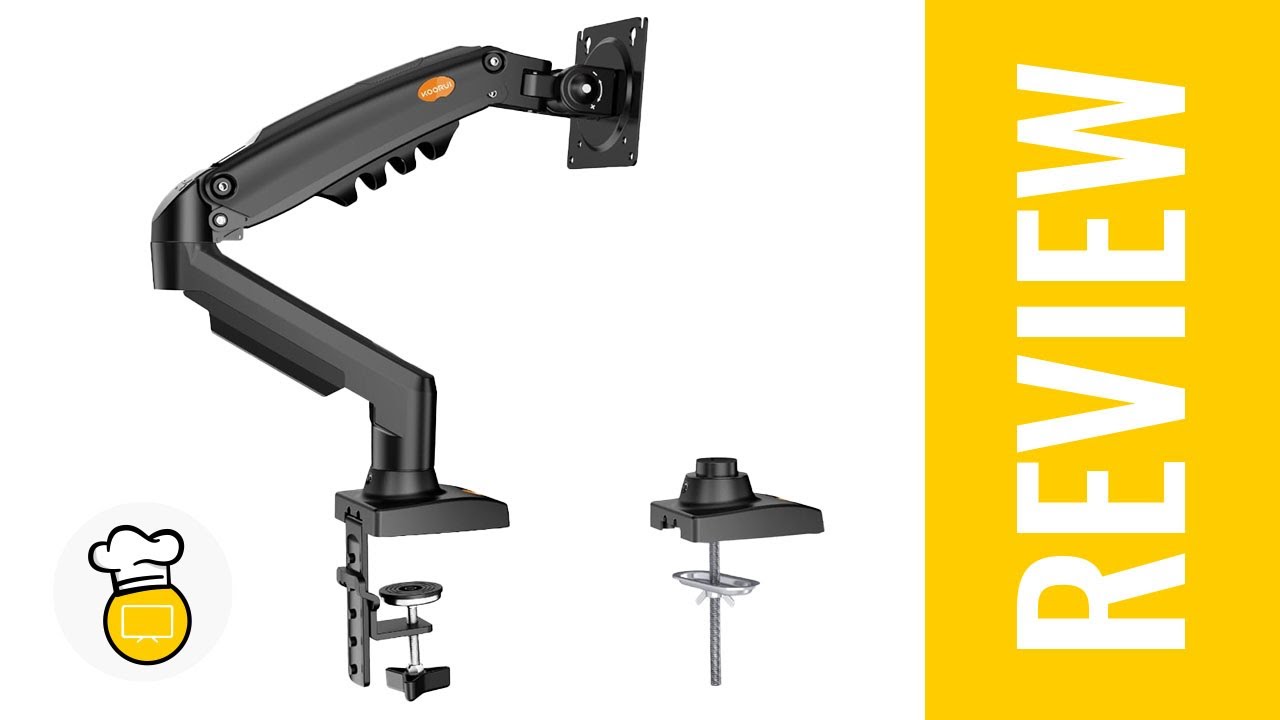 Ultimate Flexibility: KOORUI KR 10 Single Monitor Mount Review & Setup ...