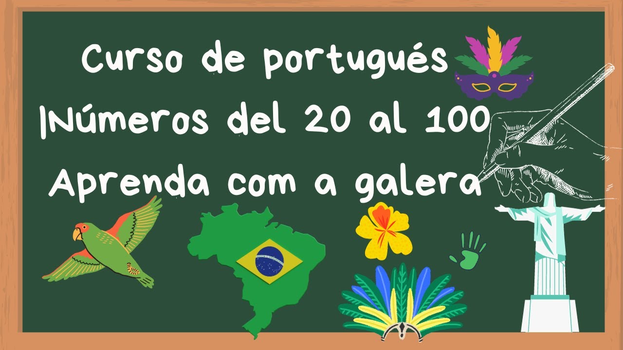 Los números del 20 al 100 |Aprenda com a galera - YouTube