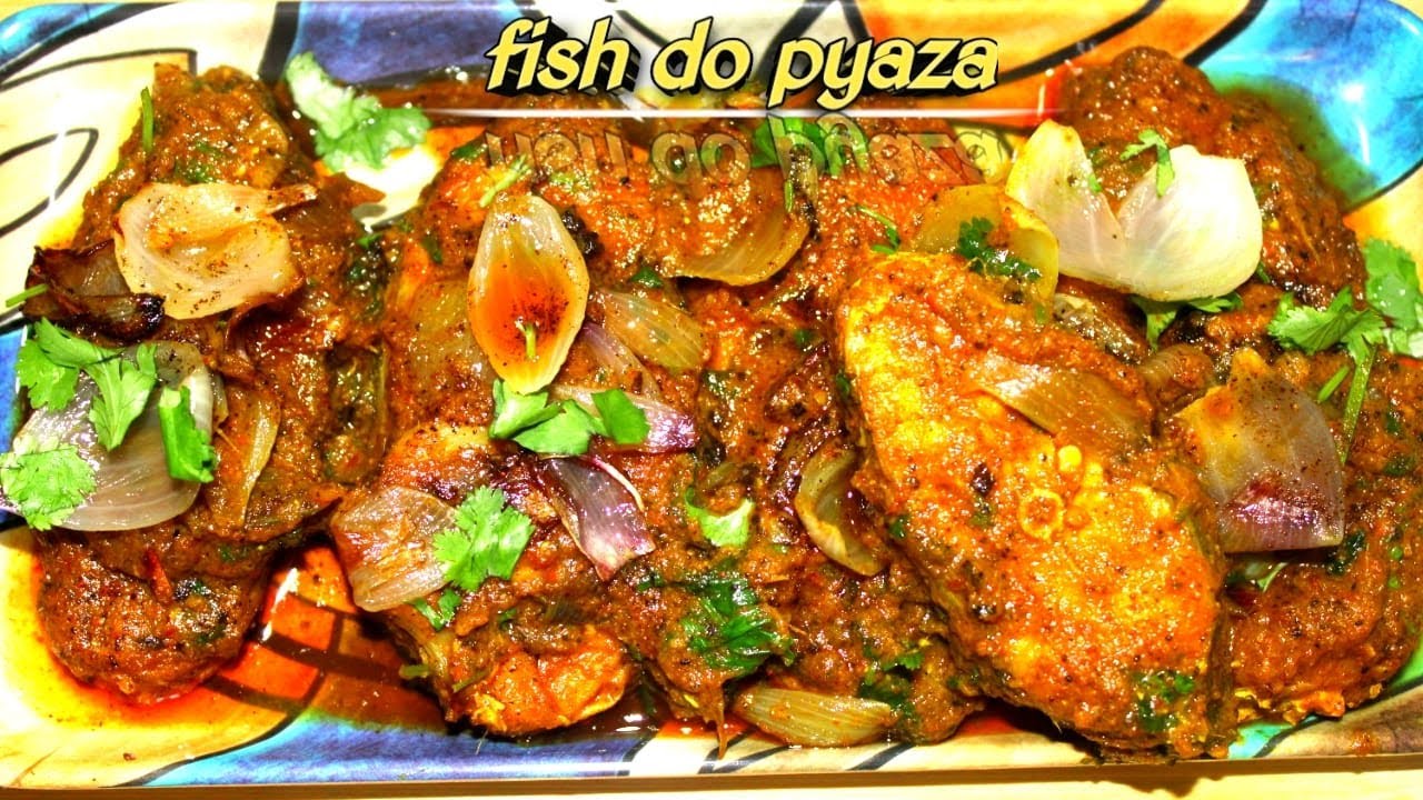 How To Make Fish Do Pyaza//फिश दो प्याज़ा//Fish Do Pyaza Recipe In ...