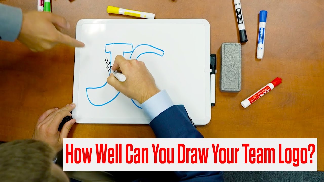 Landmark Conference: How Well Can You Draw Your Team Logo? - YouTube
