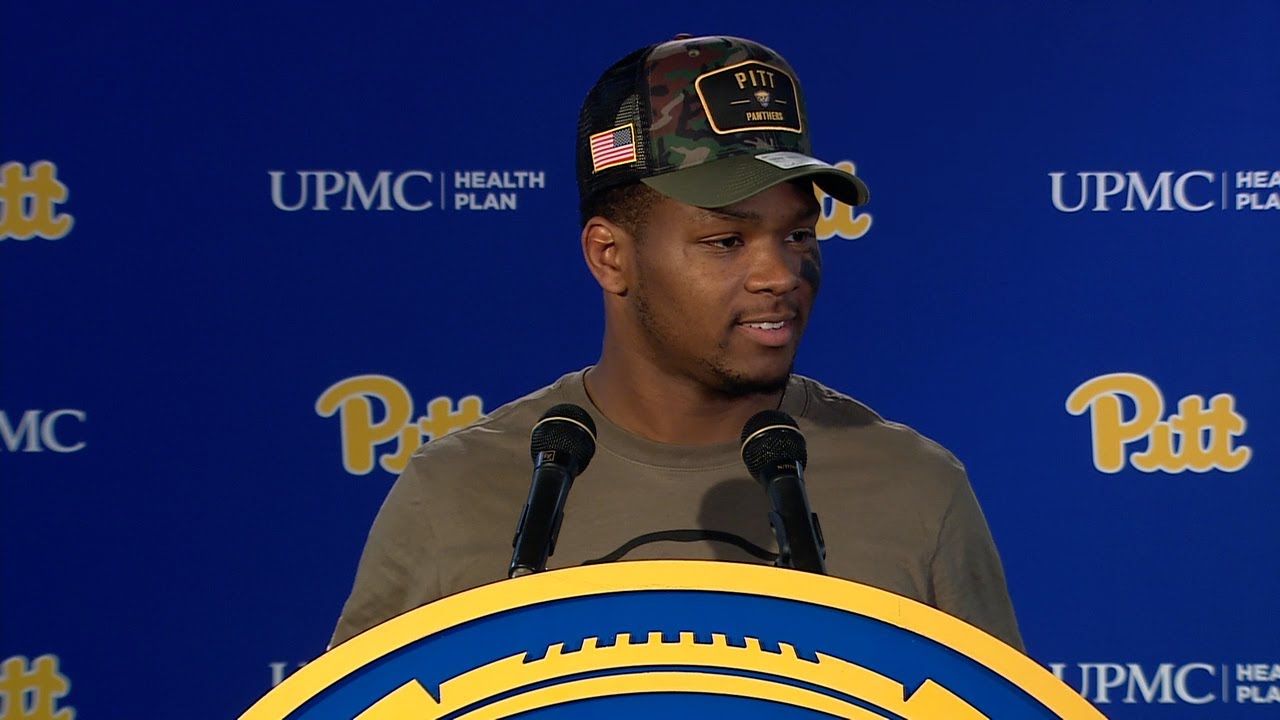 Pitt Football | Postgame vs. Boston College | Rodney Hammond Jr. | 11 ...