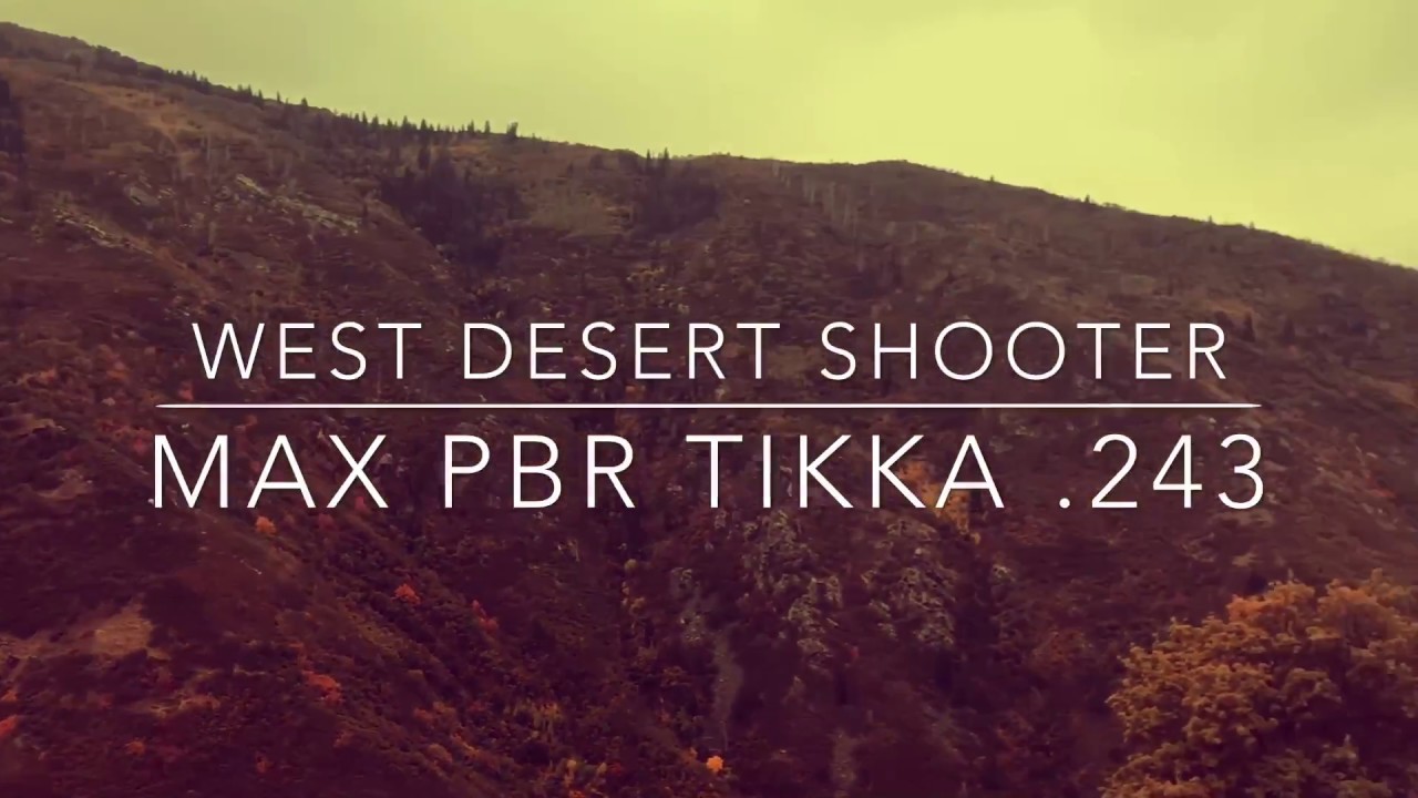 Tikka T3x .243 Max Point Blank Range Testing - YouTube