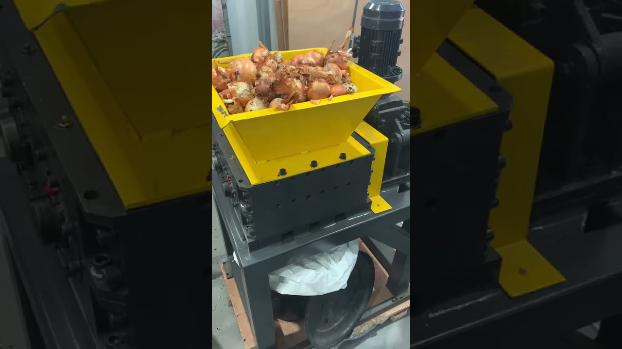 Shred kitchen waste shredder machine - YouTube