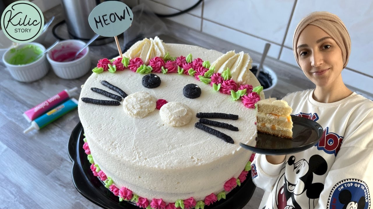 Katzen Torte I schnelle Geburtstagstorte I Motivtorte I Kilic-Story ...