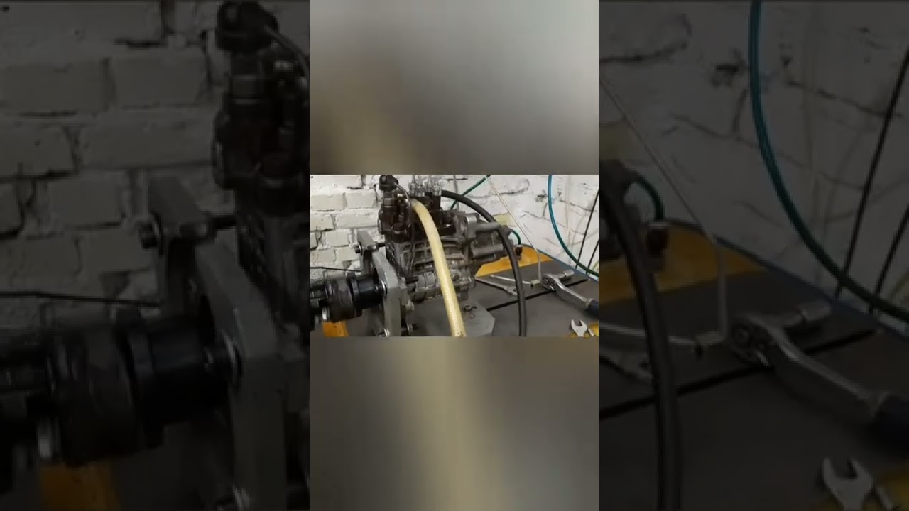 YANMAR electronic governor injection pump testing - YouTube