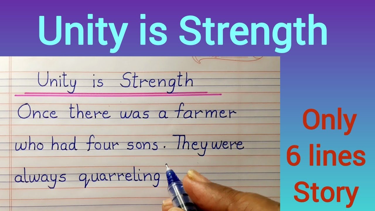 Unity is strength story in English | Short story for kids | Moral story ...