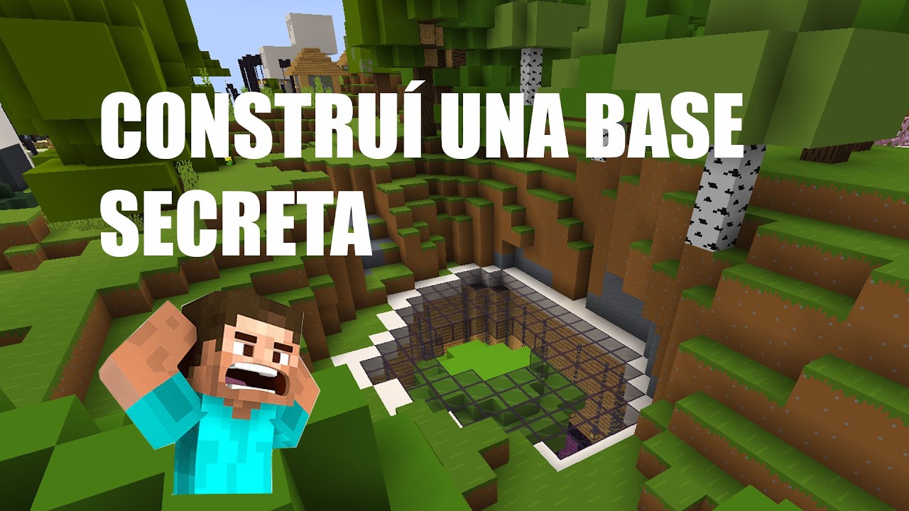 Base subterranea secreta en minecraft 🏗️🌳 - YouTube