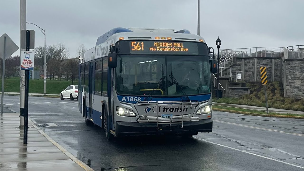 CTtransit 2017 New Flyer Industries XD35 #1868 (A1868) Ride on route ...