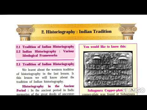 Chapter 2. Historiography - Indian Tradition - Part 3 History 10th std ...