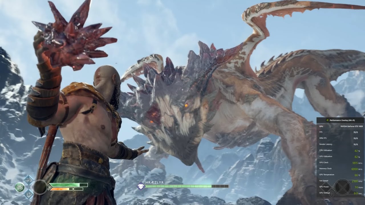 How beat electric Dragon Boss Fight - God Of War 4 - PC [GTX1650] - YouTube