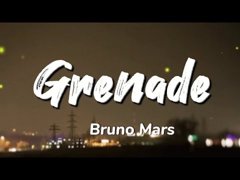 Grenade (Lyrics) - Bruno Mars - YouTube