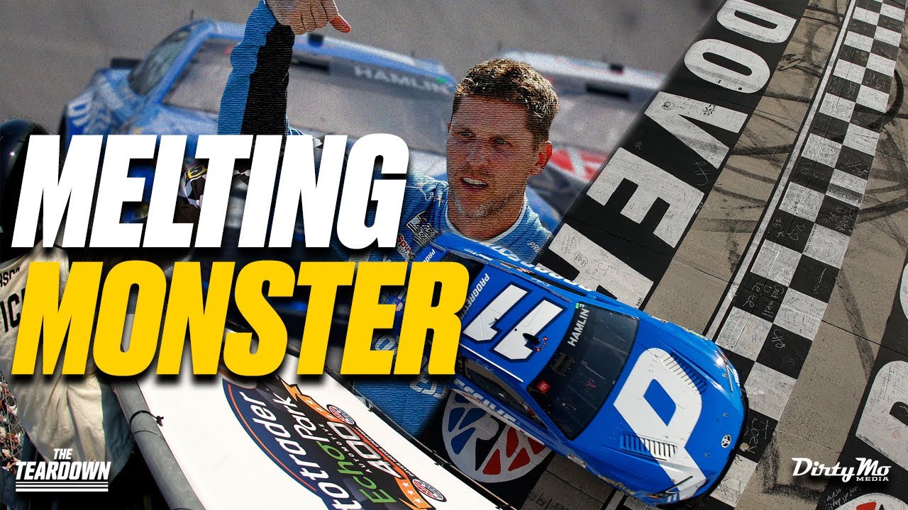 Denny Hamlin Picks up Fourth Win of the Season at Dover! - YouTube