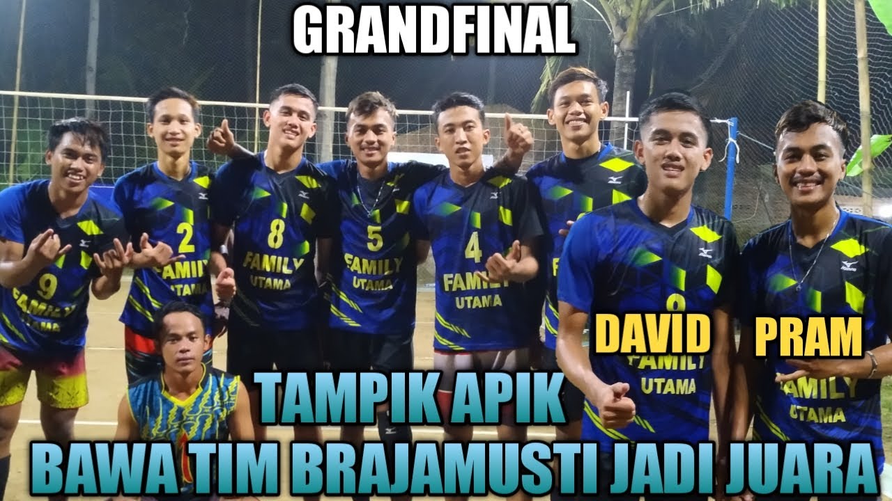 GRAND FINAL FULL MATCH : DAVID, PRAM CS TAMPIK APIK, TIM BRAJAMUSTI ...