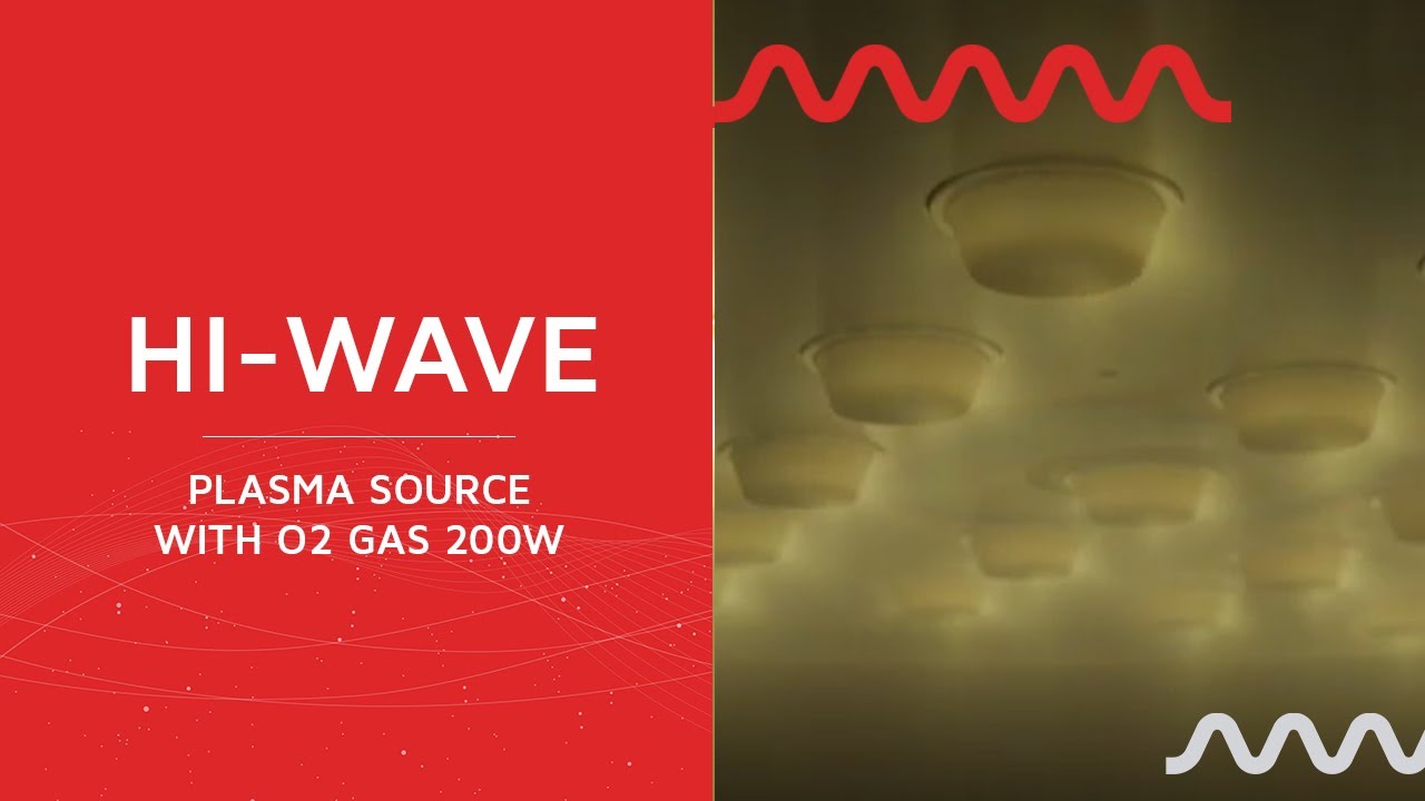 HI-WAVE - Plasma source with O2 gas at different pressures - YouTube