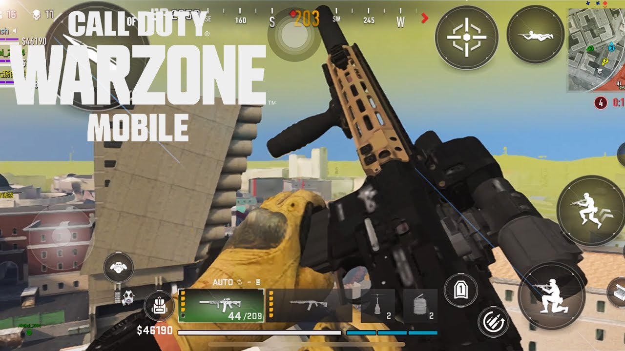 Warzone mobile smooth 60fps gameplay - YouTube