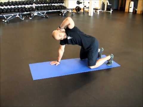 21 Quadruped Thoracic Extension Rotation - YouTube