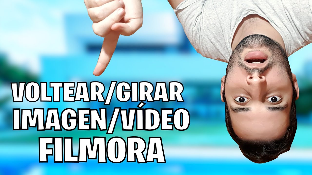 como VOLTEAR un VIDEO en FILMORA - YouTube