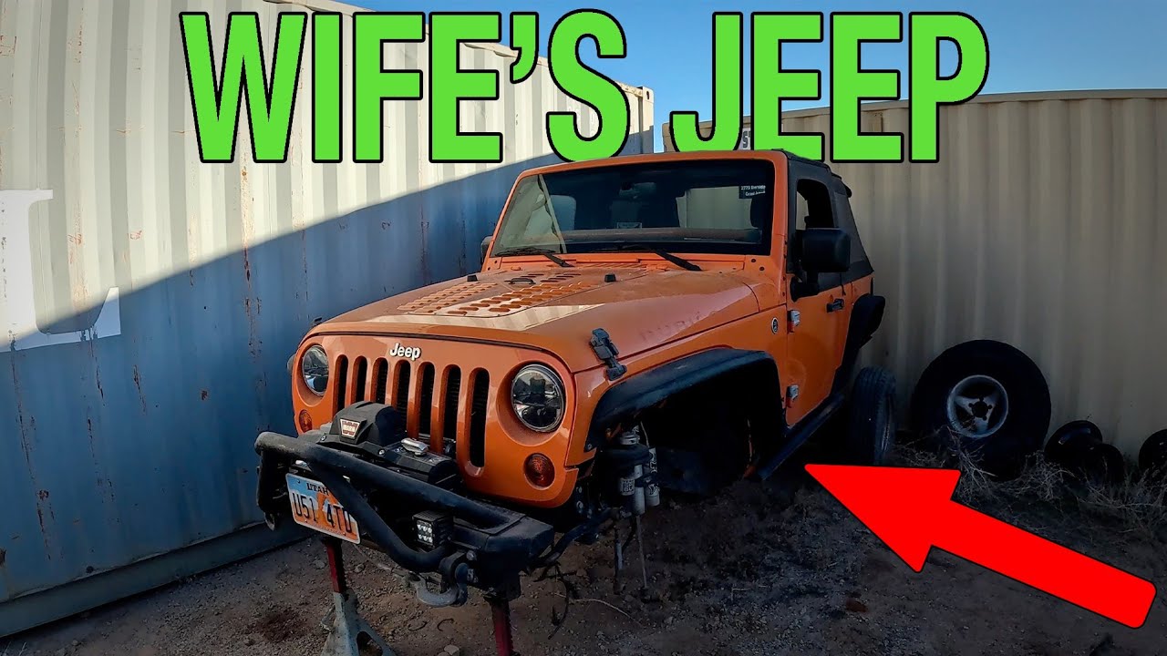 Axles In My Wife's Jeep - YouTube