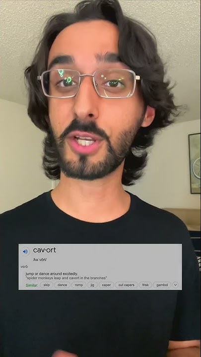 word of the day: cavort - YouTube