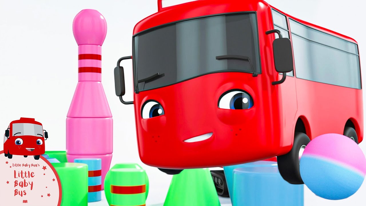 Buster Plays Skittles | Red Buster | bus cartoon | fun kids show - YouTube