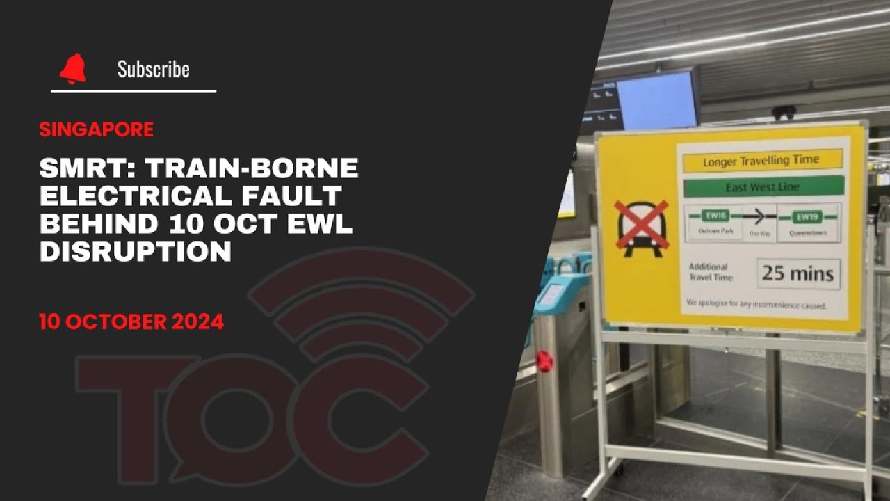 SMRT: KHI train stall near Tiong Bahru station caused 10 Oct noon ...