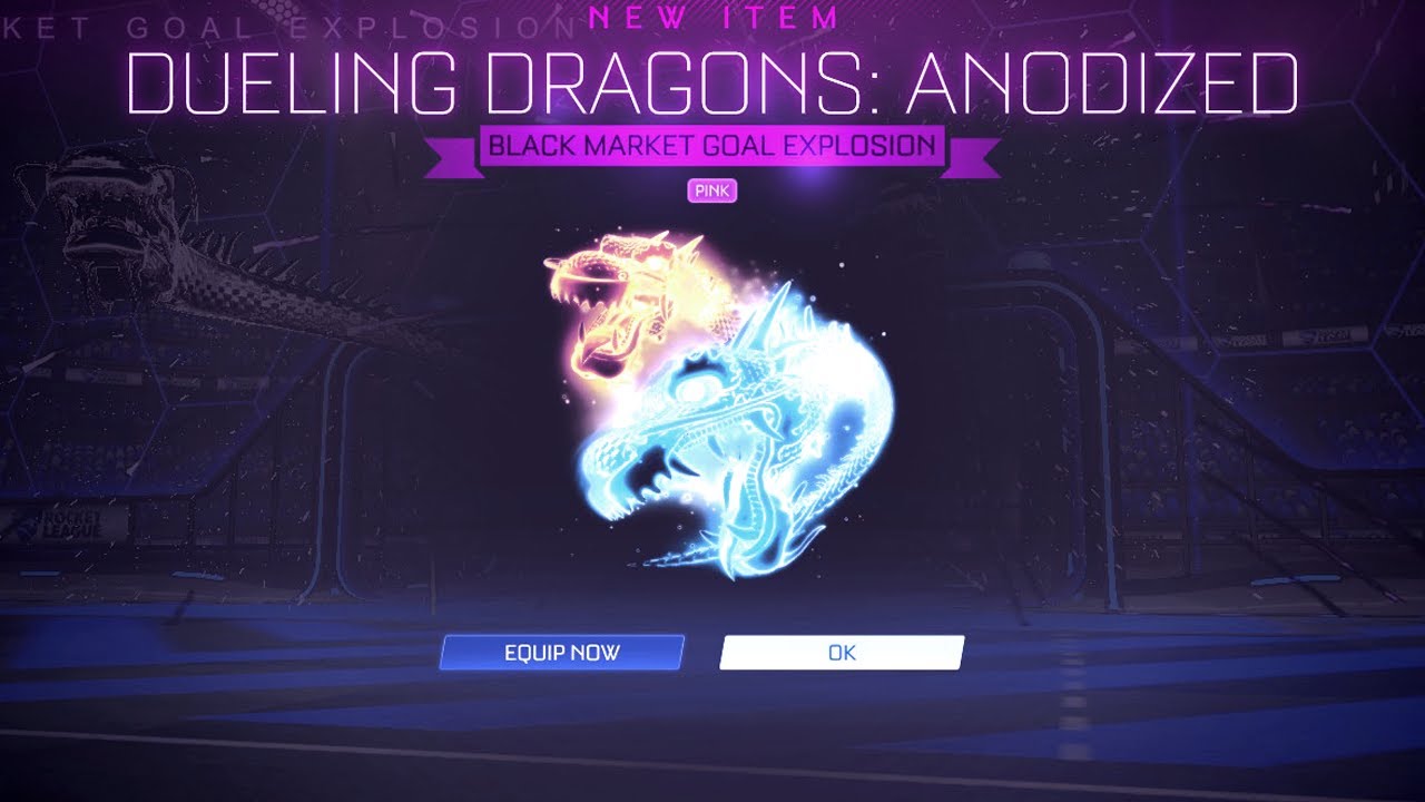 I GOT THE NEW PINK DUELING DRAGONS: ANODIZED GOAL EXPLOSION IN ROCKET ...