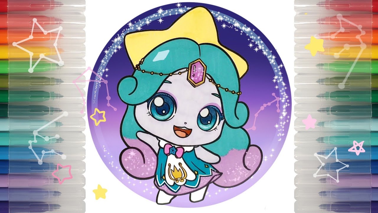 🌟색칠놀이🌟 슈팅스타 캐치티니핑 빛나는 초롱핑 색칠하기 🎨 Catch teenieping SPARKLEPING coloring ...