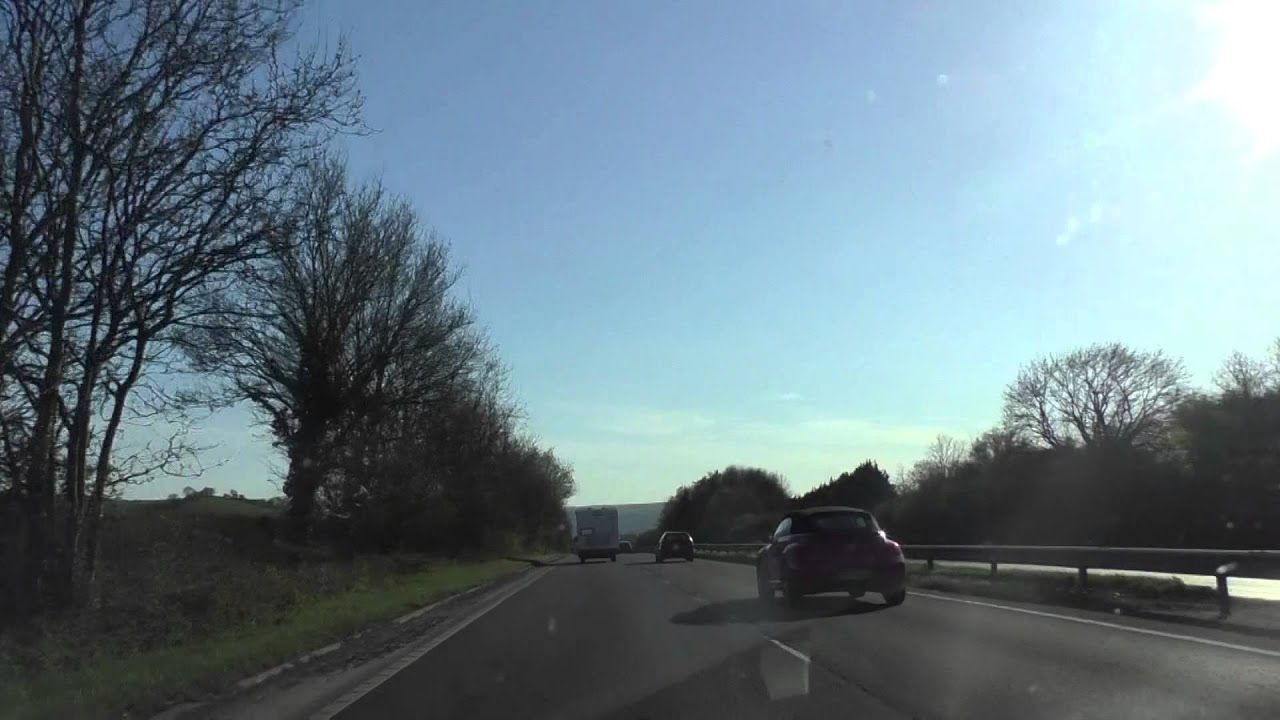 Driving On The A38 From M5 Motorway Junction 31, Exeter To Plymouth ...